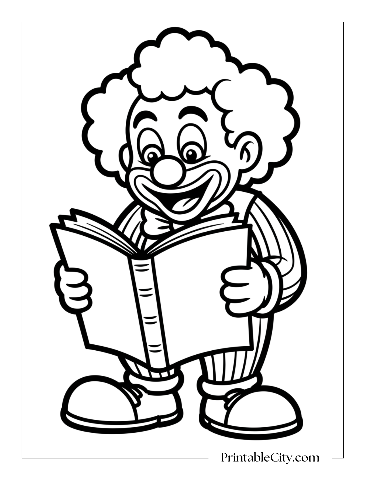 Clown Coloring Pages (20+ Free Printable PDFs)