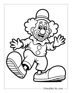 Clown Coloring Pages (20+ Free Printable PDFs)