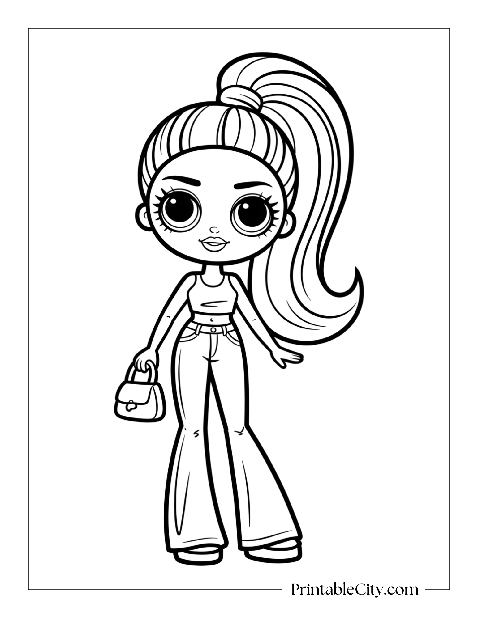 Baddie Coloring Pages (25+ Free Printable PDFs)